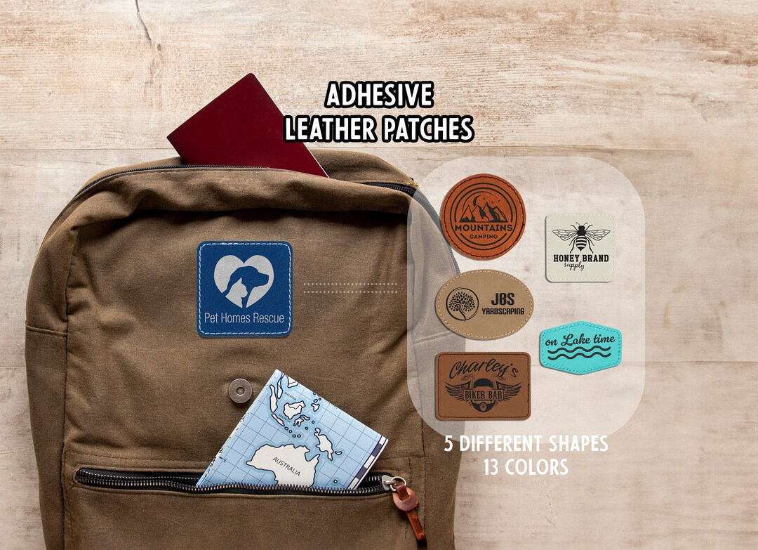 Personalized Patch for Business, Company Logo Patch, Custom Leather ...