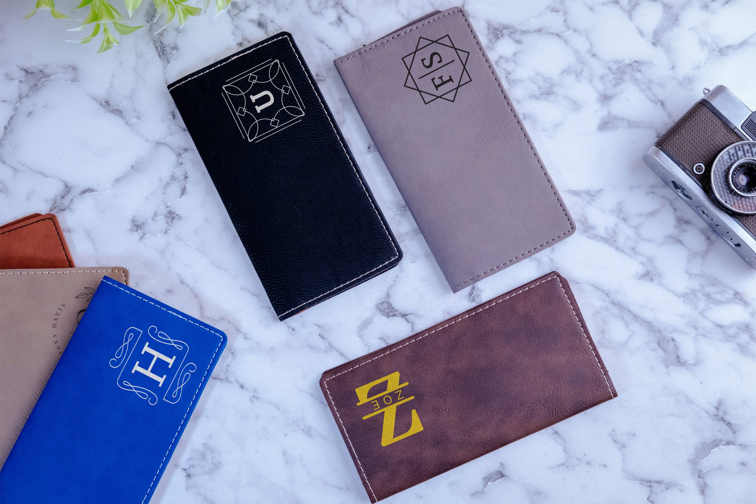 Personalized Checkbook Cover Design, Checkbook Covers, Leather ...