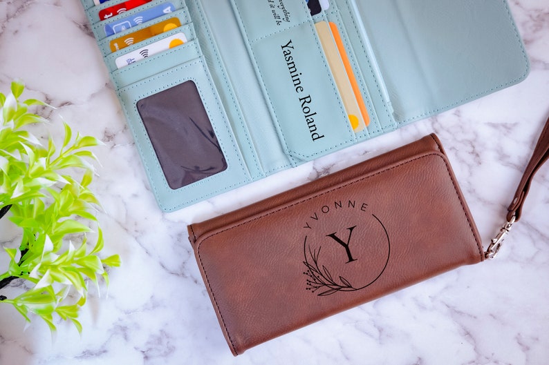 Personalized Women Wallet Customed Leather Women Wallet - Etsy UK