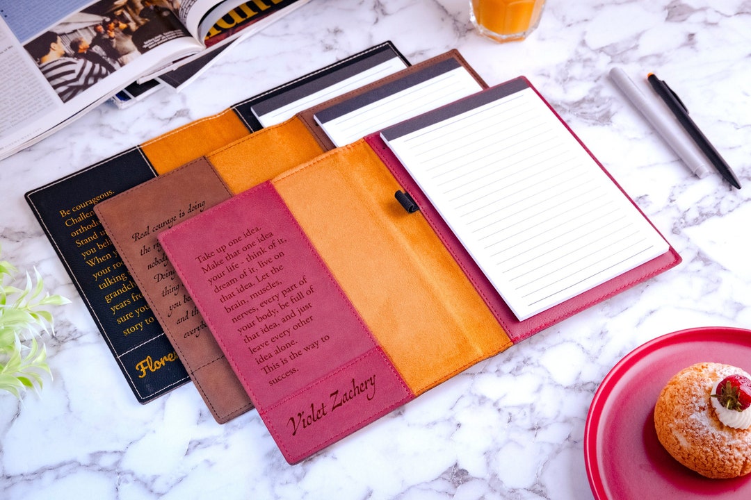 Personalized Portfolio, Custom Portfolio, Leather Organizer, Business ...