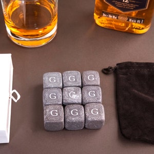 Personalized Whiskey Stone, Custom Whiskey Stone Set, Whisky Cooling ...