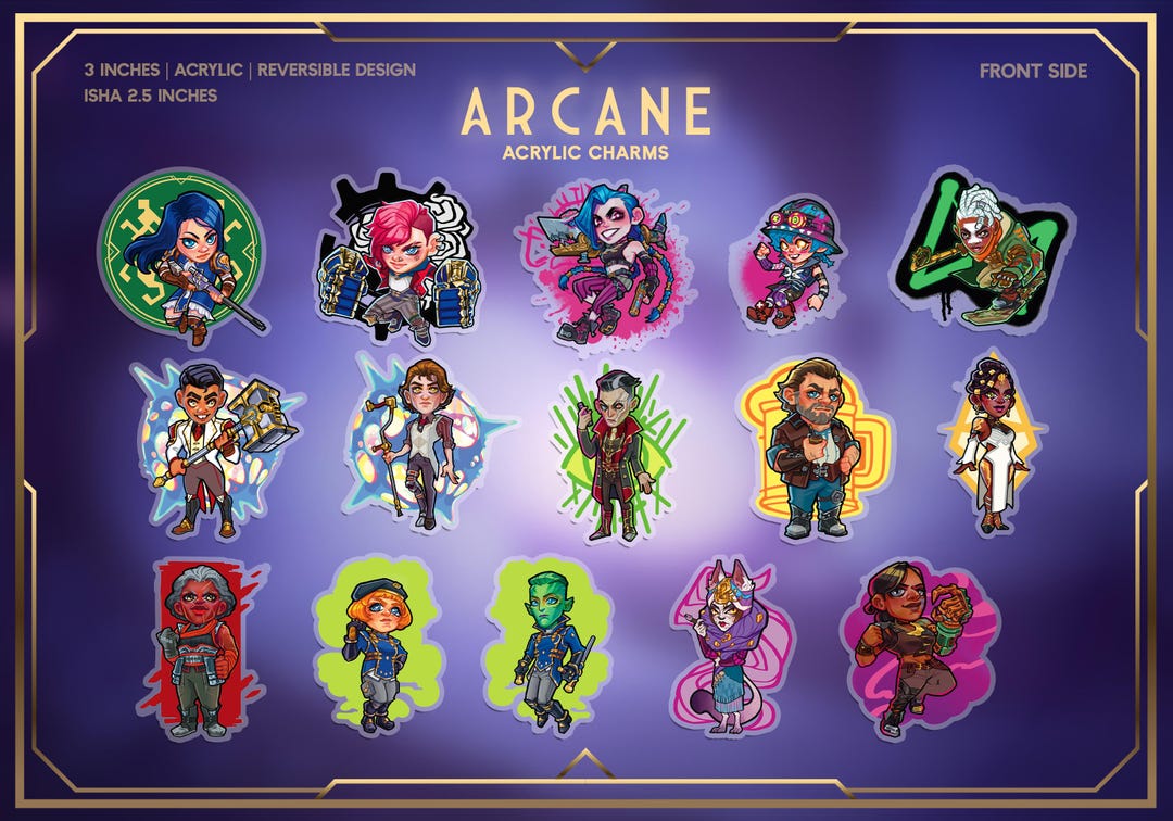 Arcane Keychain Charms - Etsy