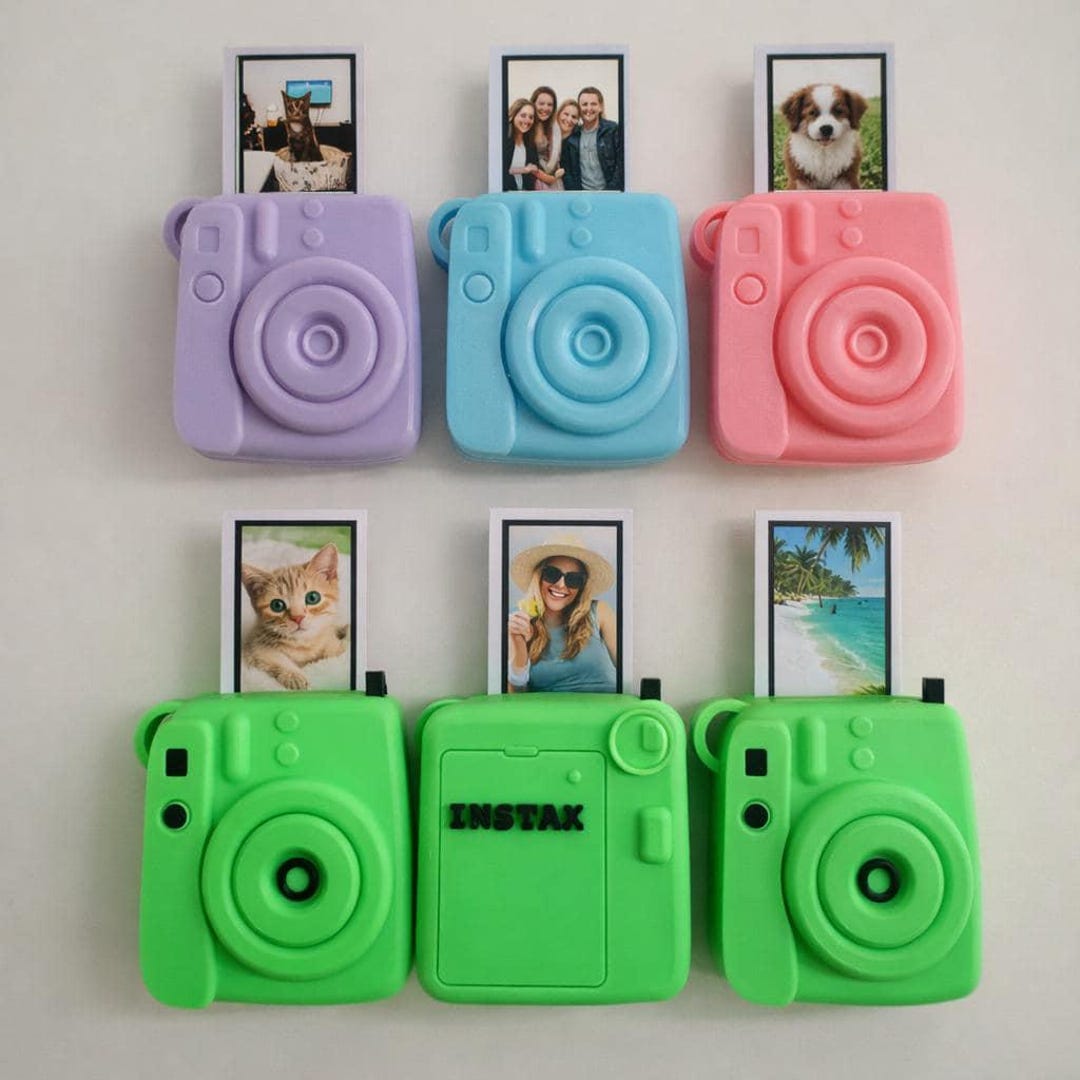 3D Mini Camera Keychain – Kawaii Backpack Bag Charm Gift Idea - Mini ...