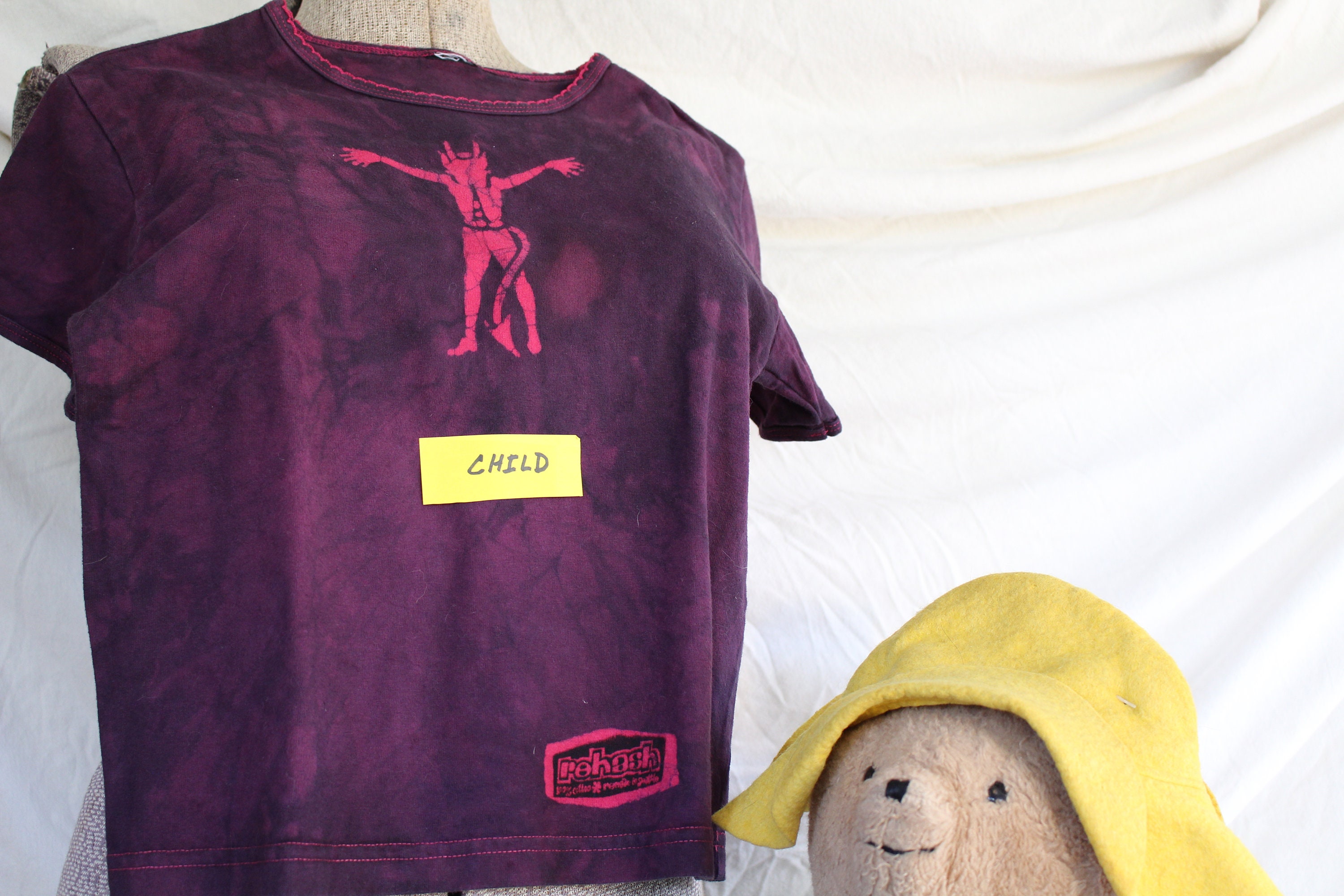 The Devil Rehash T-shirts, One-of-a-kind, Sustainable, Handmade, Batik ...