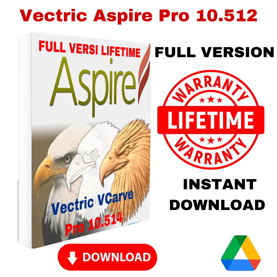 Software to Make a CNC Router: Vectric Vcarve Pro 10 WIN - Etsy Australia