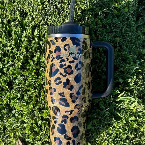 Custom Stanley Leopard Print - Etsy