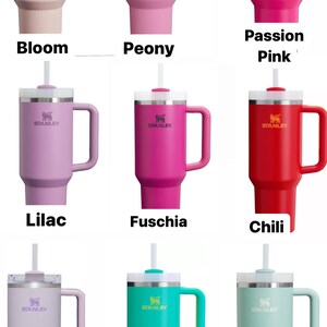 Custom Cow Hide Authentic Stanley Tumbler Epoxy Glitter Cow Print ...