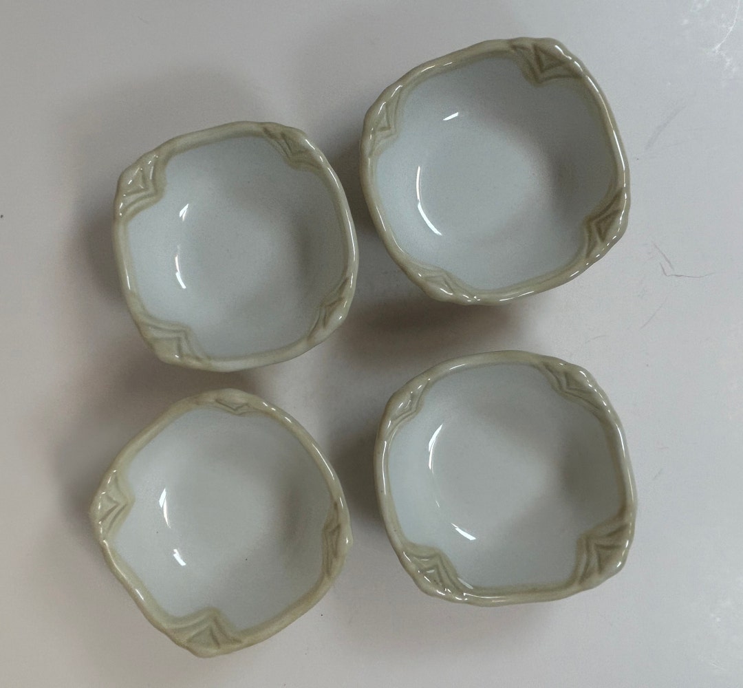 Princess House Pavillion Set of 4 Nesting Condiment Bowls Vintage Small ...