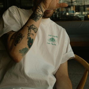 Eat Pasta Run Fasta Tshirt - Etsy