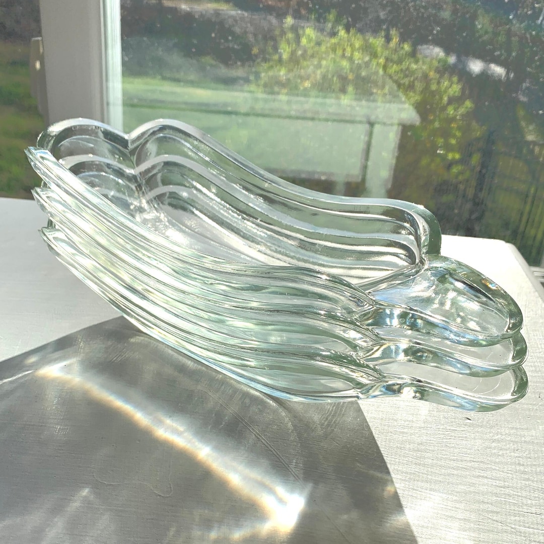 Vintage Indiana Glass Banana Split Dishes, Set of 3 - Etsy