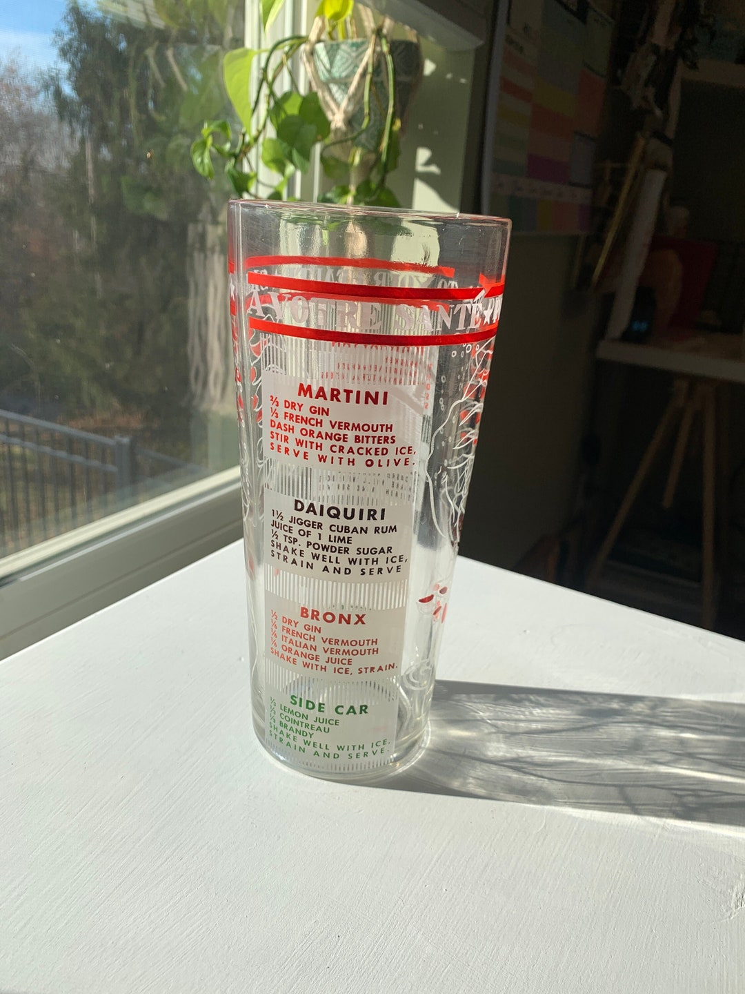 Vintage Mid Century Modern Retro Barware Votre Sante Prosit Skol Hazel ...