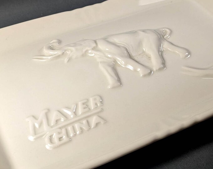 Mayer China True I***y Elephant Tray - Advertising Tray - Dealer Sign ...