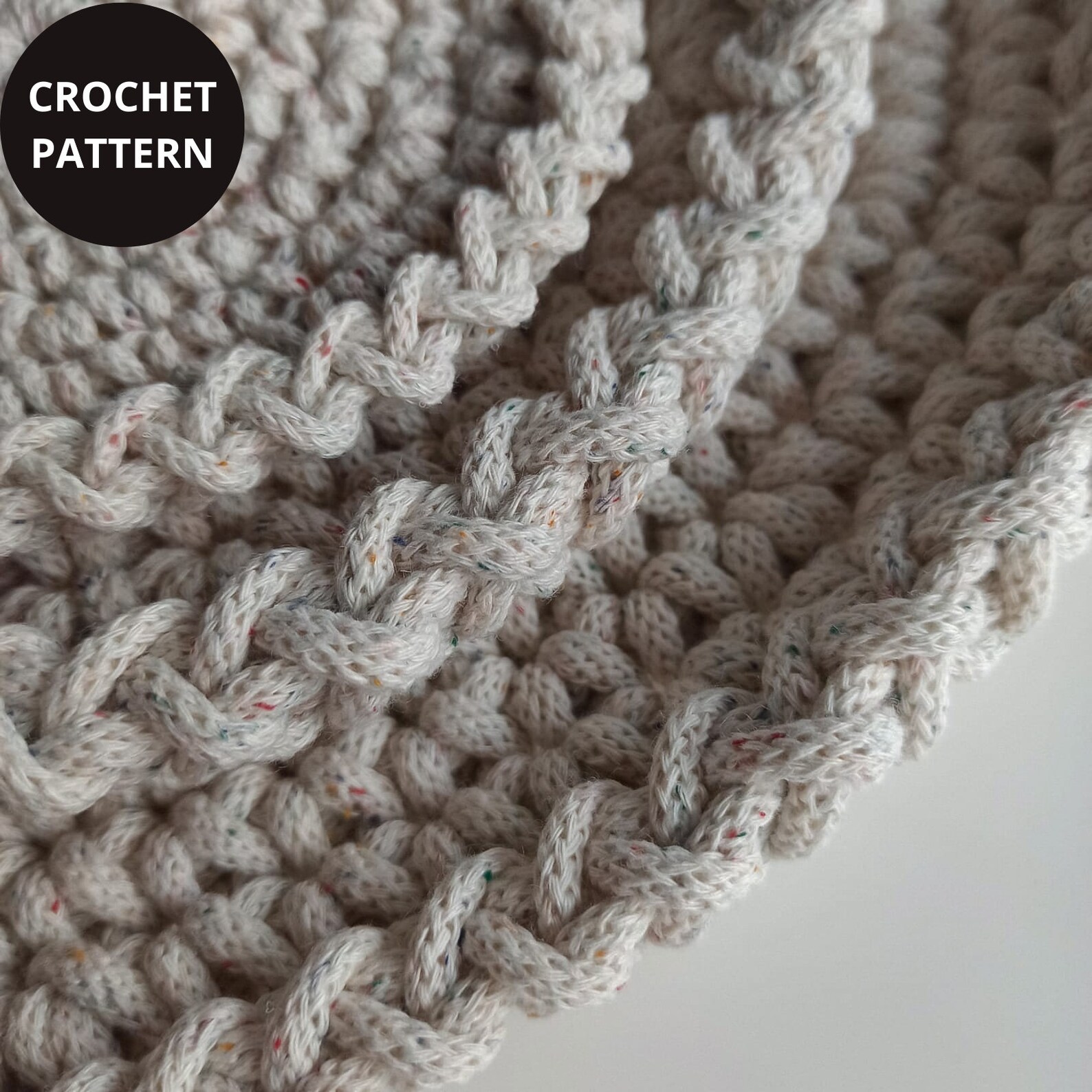Crochet Pattern + Tutorial - Set of 3 Coasters in 3 Different Sizes - Etsy