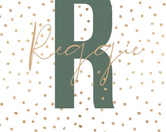 Character Name Poster - Etsy