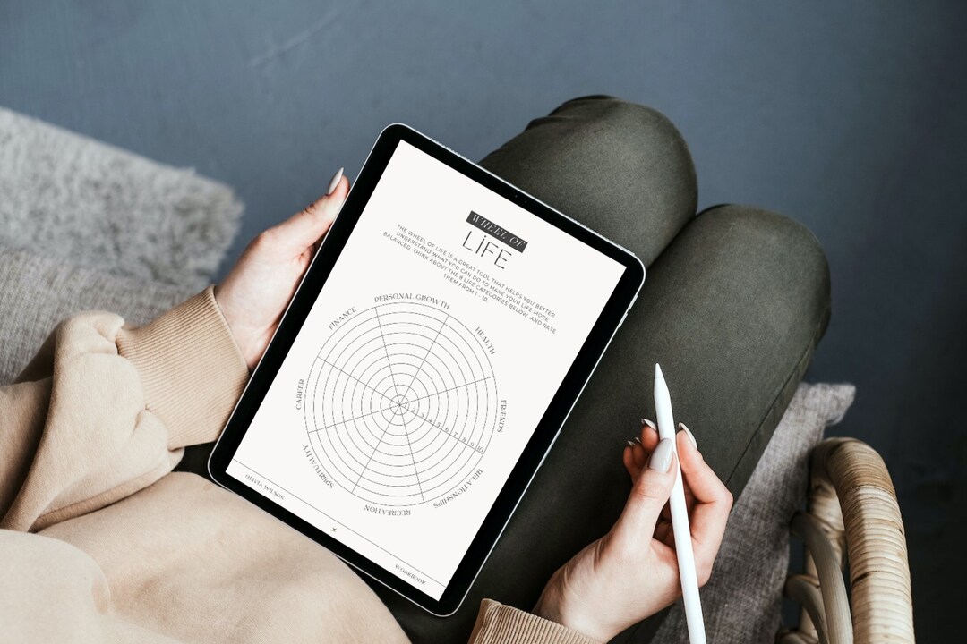 Wheelof Life-daily Planner-habit Tracker-digital Planner-todo - Etsy