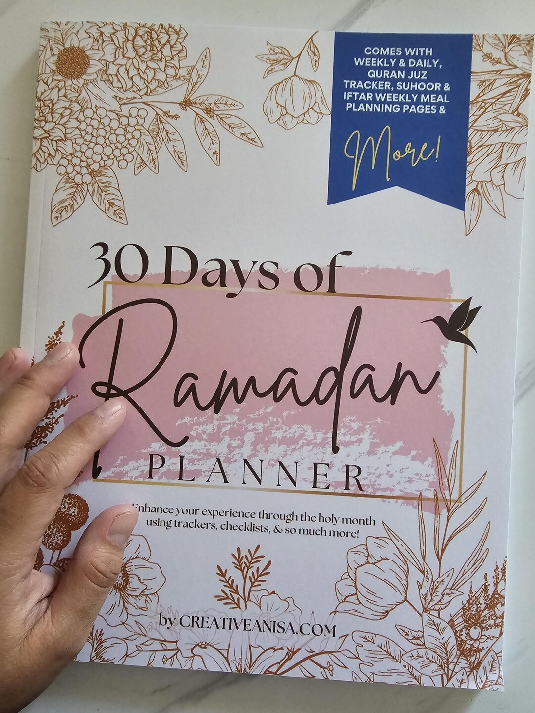 30 Days of Ramadan: Read the Quran in 30 Days Planner and Guided Self ...
