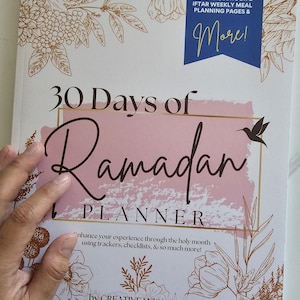 30 Days of Ramadan: Read the Quran in 30 Days Planner and Guided Self ...