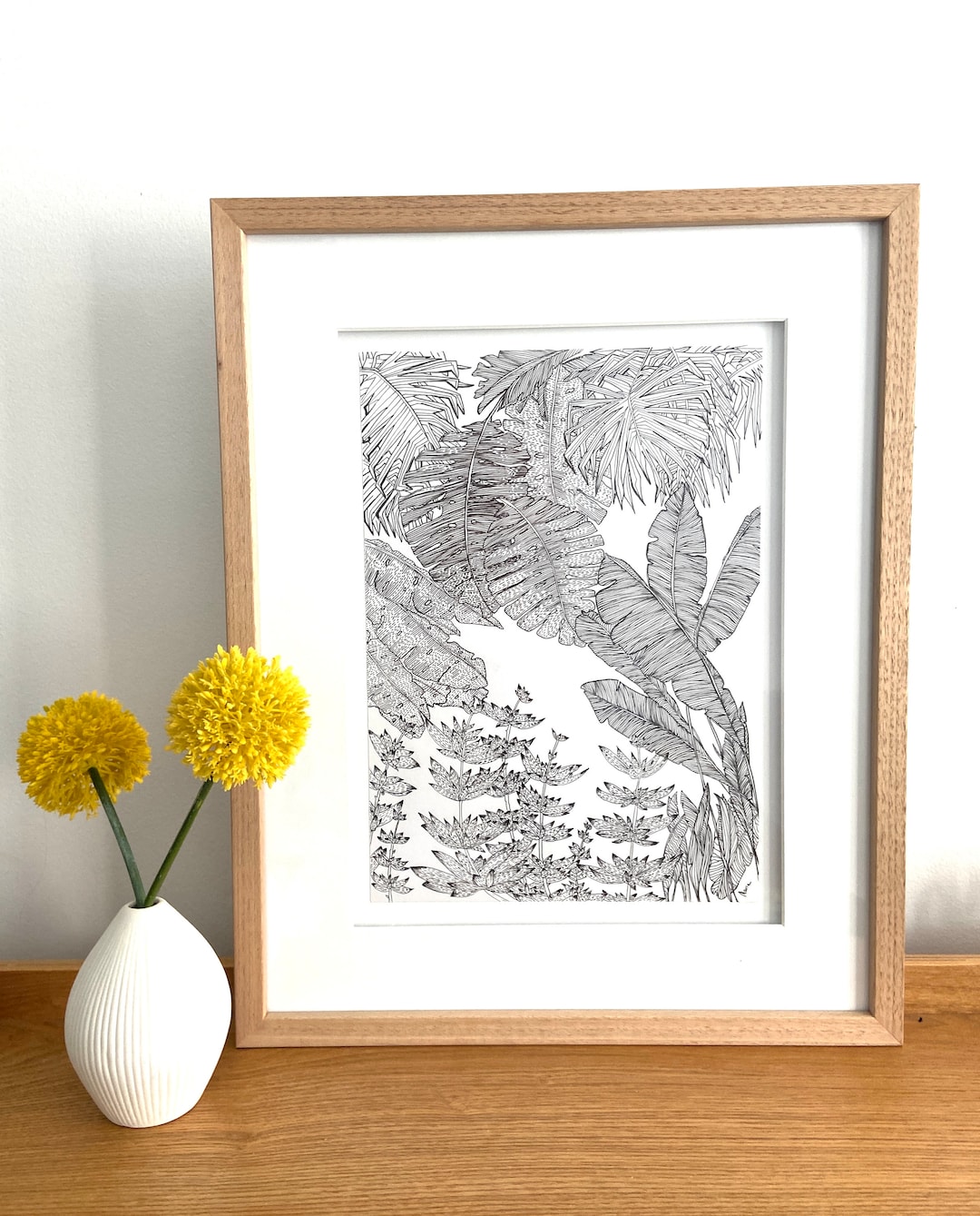 Garden in St Ives Chase Original Drawing - Etsy