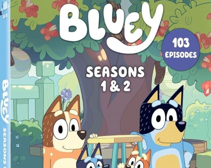 Bluey Complete Seasons One and Two 4 Disc DVD Set BRAND NEW - Etsy