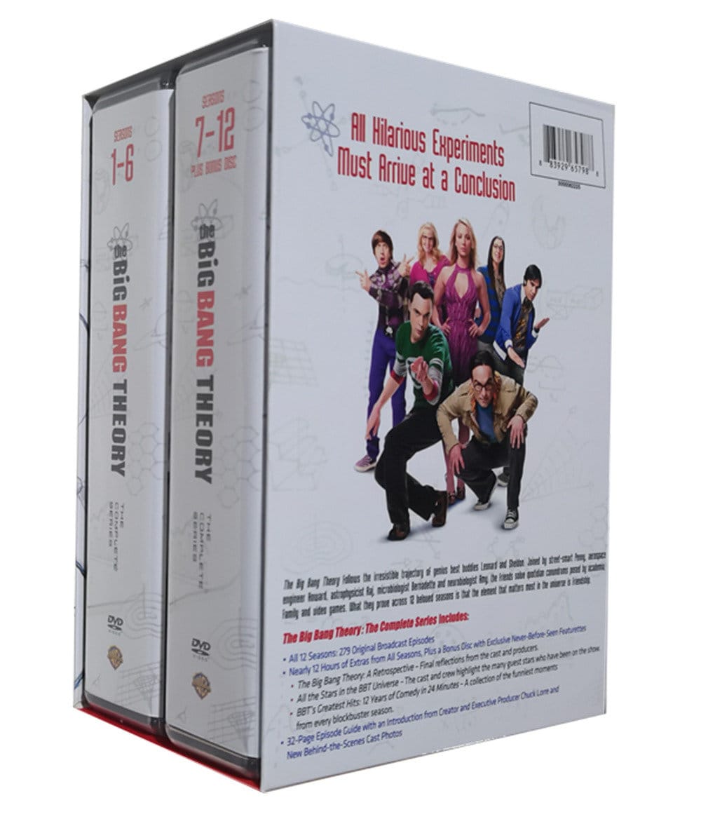 The Big Bang Theory Complete Series Seasons 1-12 DVD 37-disc Box Set ...