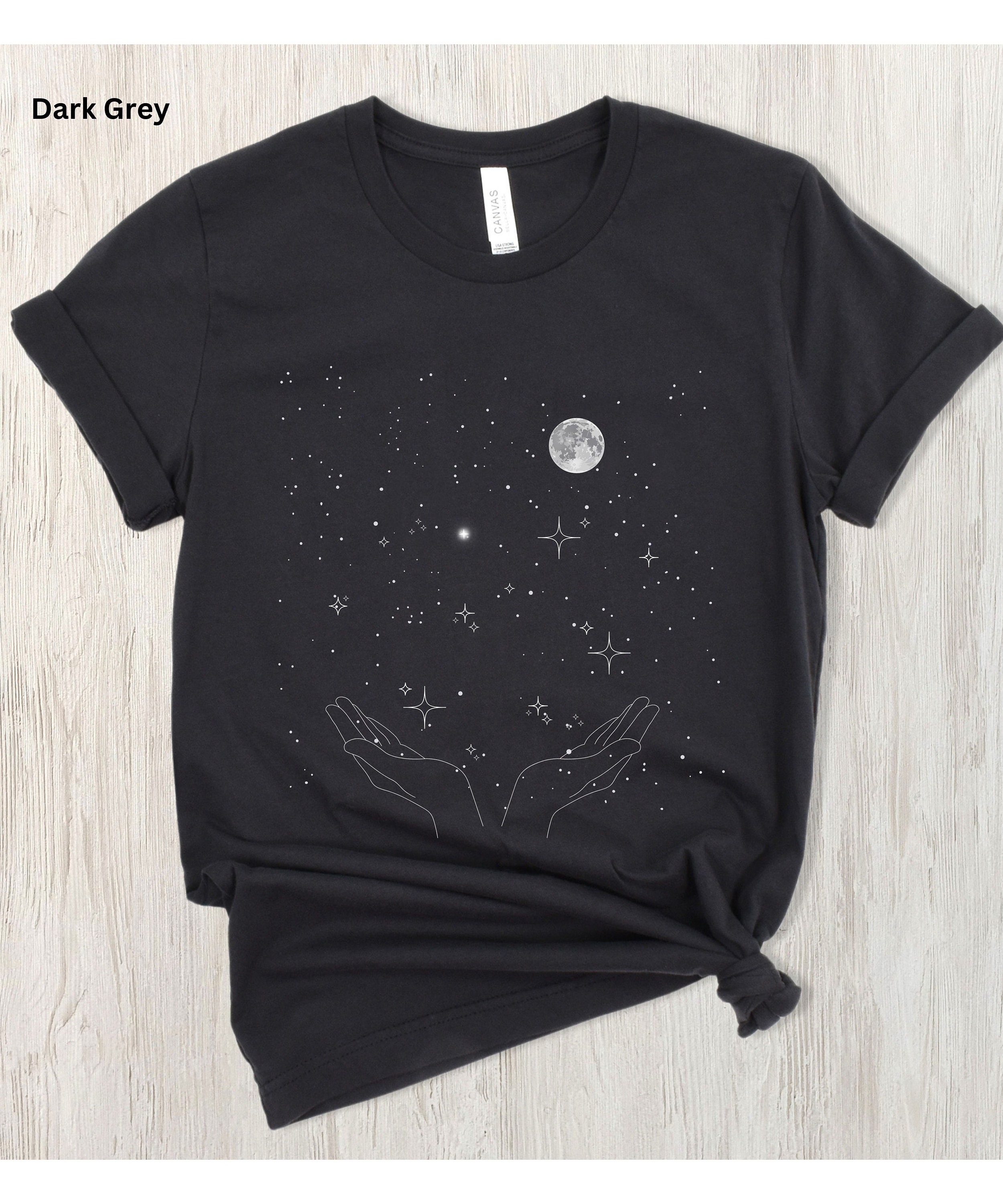 Celestial Moon and Stars T-shirt Motivational Shirt Moon Shirts ...