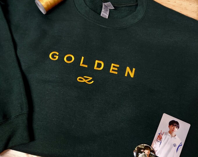 Custom Jungkook “golden” Album Sweatshirt - BTS Inspired Merchandise ...