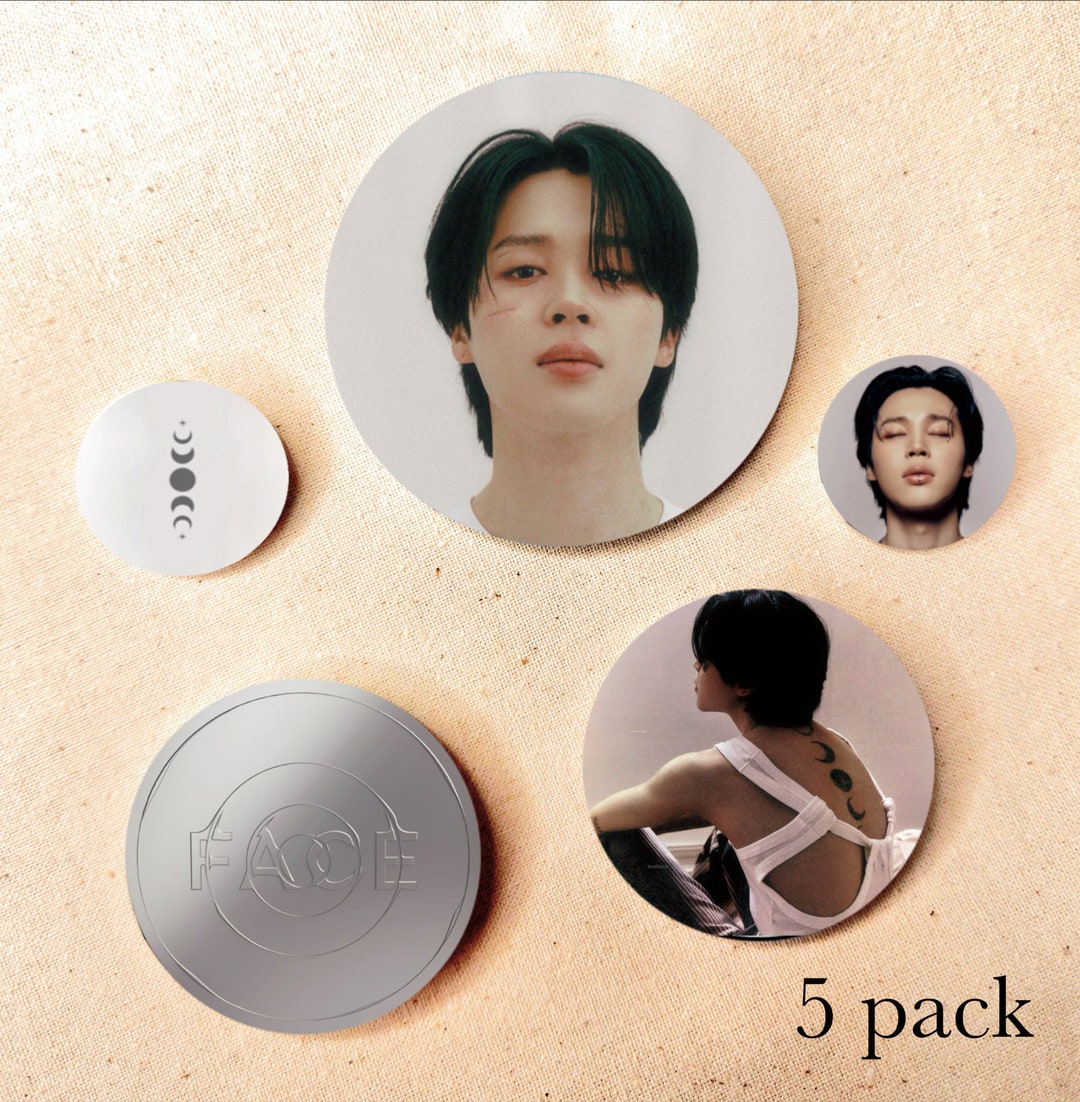 Face Jimin Buttons, Jimin Pinback Button Pack, Jimin, Face Album ...
