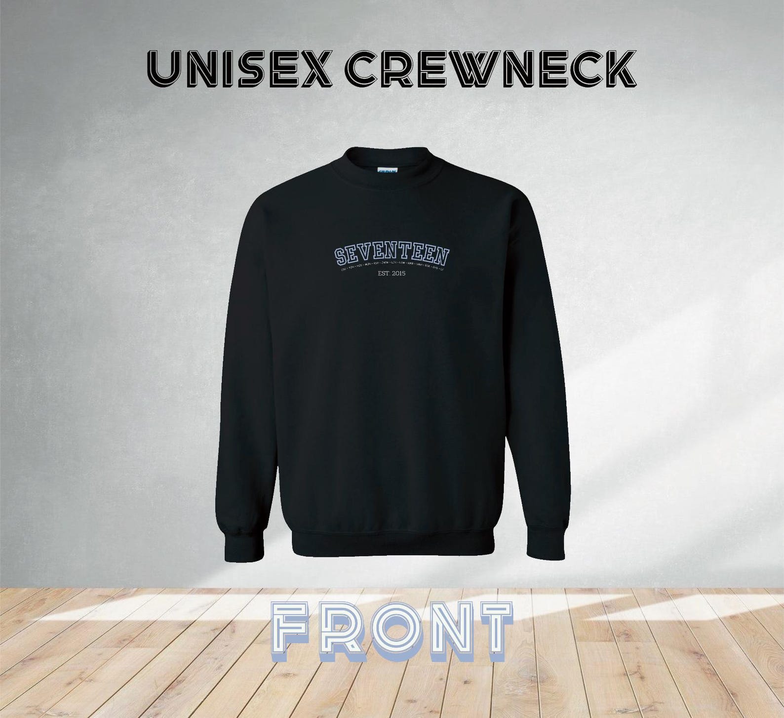 Seventeen Est. Embroidered Apparel, Seventeen Embroidered Hoodie ...