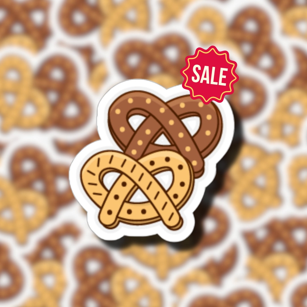Custom Personalized Pretzels Sticker Pretzel Lover Stickers Pretzel Day ...