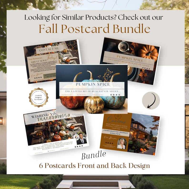 Fall Real Estate Pumpkin Pop by Tag, Client Referral (digital Download ...