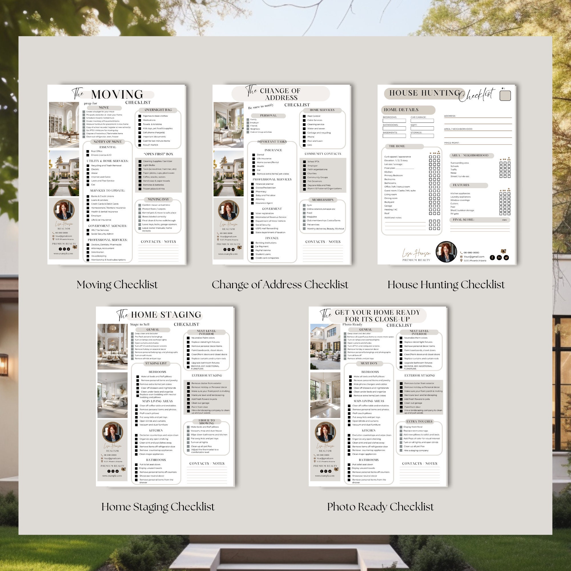 Real Estate Agent Checklist Bundle – Canva Templates (instant Download ...