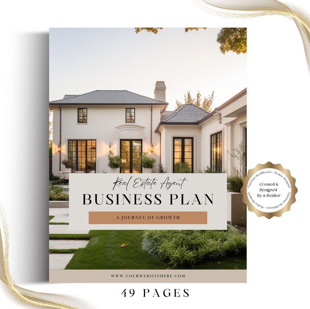 Business Plan for Real Estate Agents, Realty Business, Real Estate ...