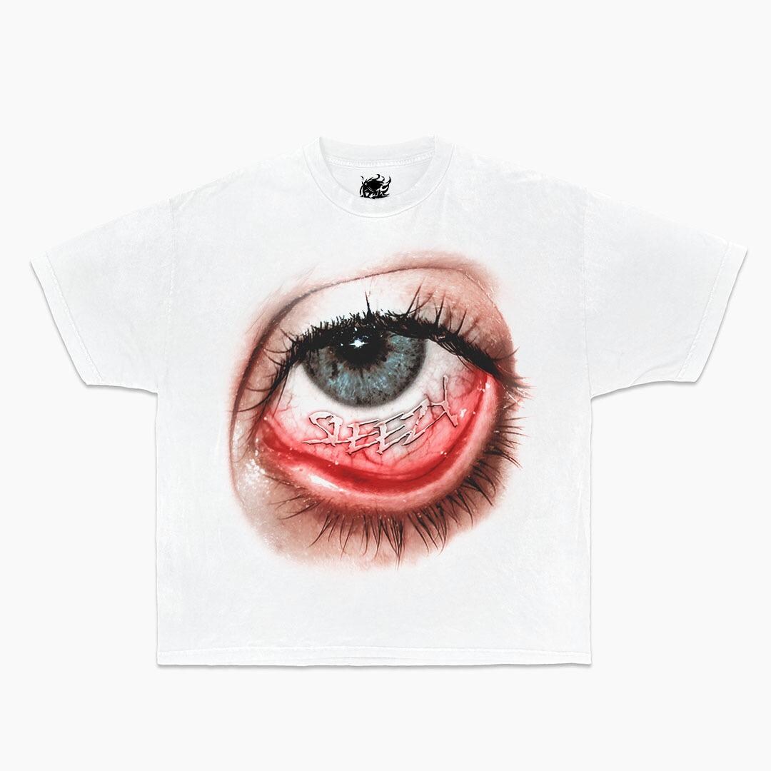 SLEEZY EYES Boxy Cotton Tee Shirt Boxy Shirt Opium, Y2k, Fashion ...