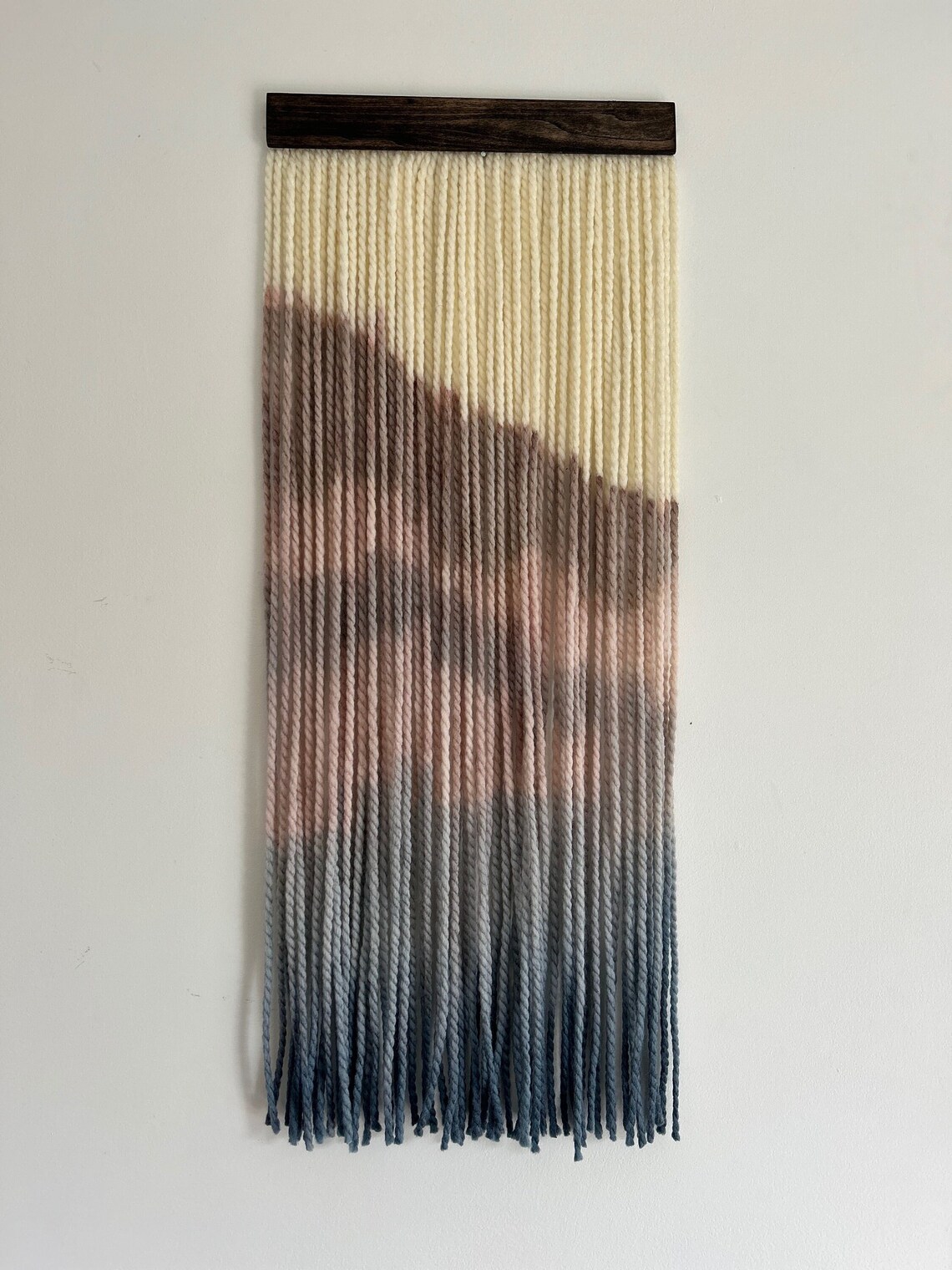 Abstract Boho Drip Dye Macrame Wall Hanging - Etsy