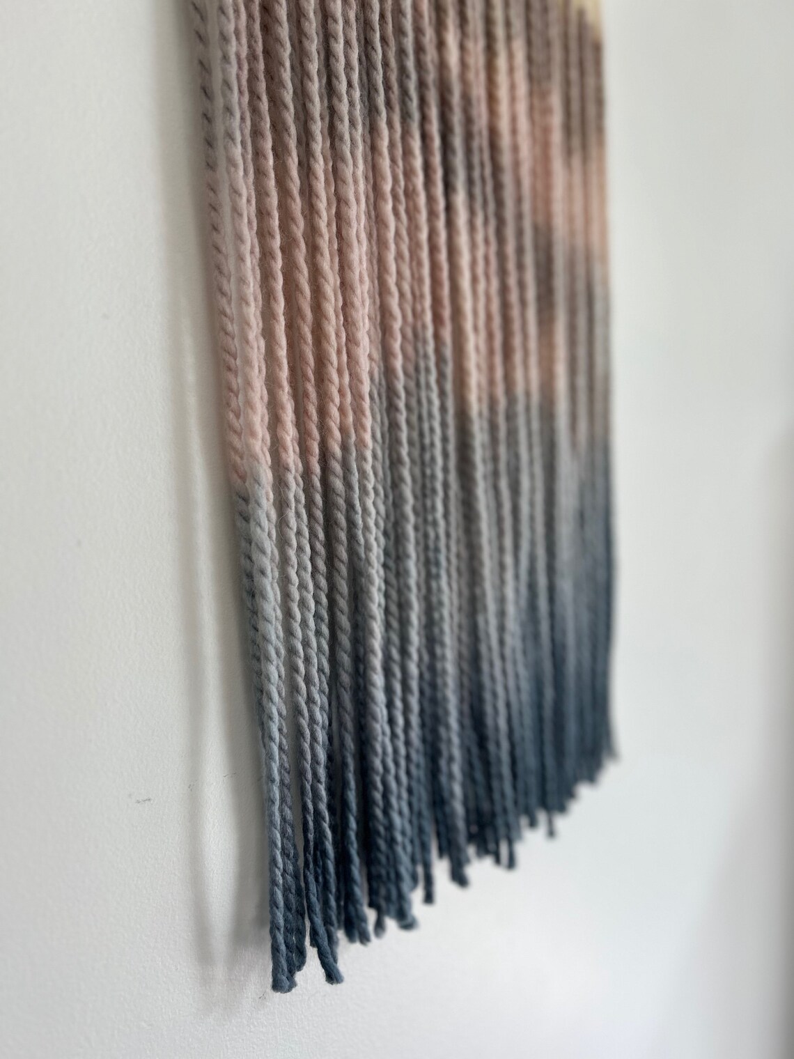 Abstract Boho Drip Dye Macrame Wall Hanging - Etsy