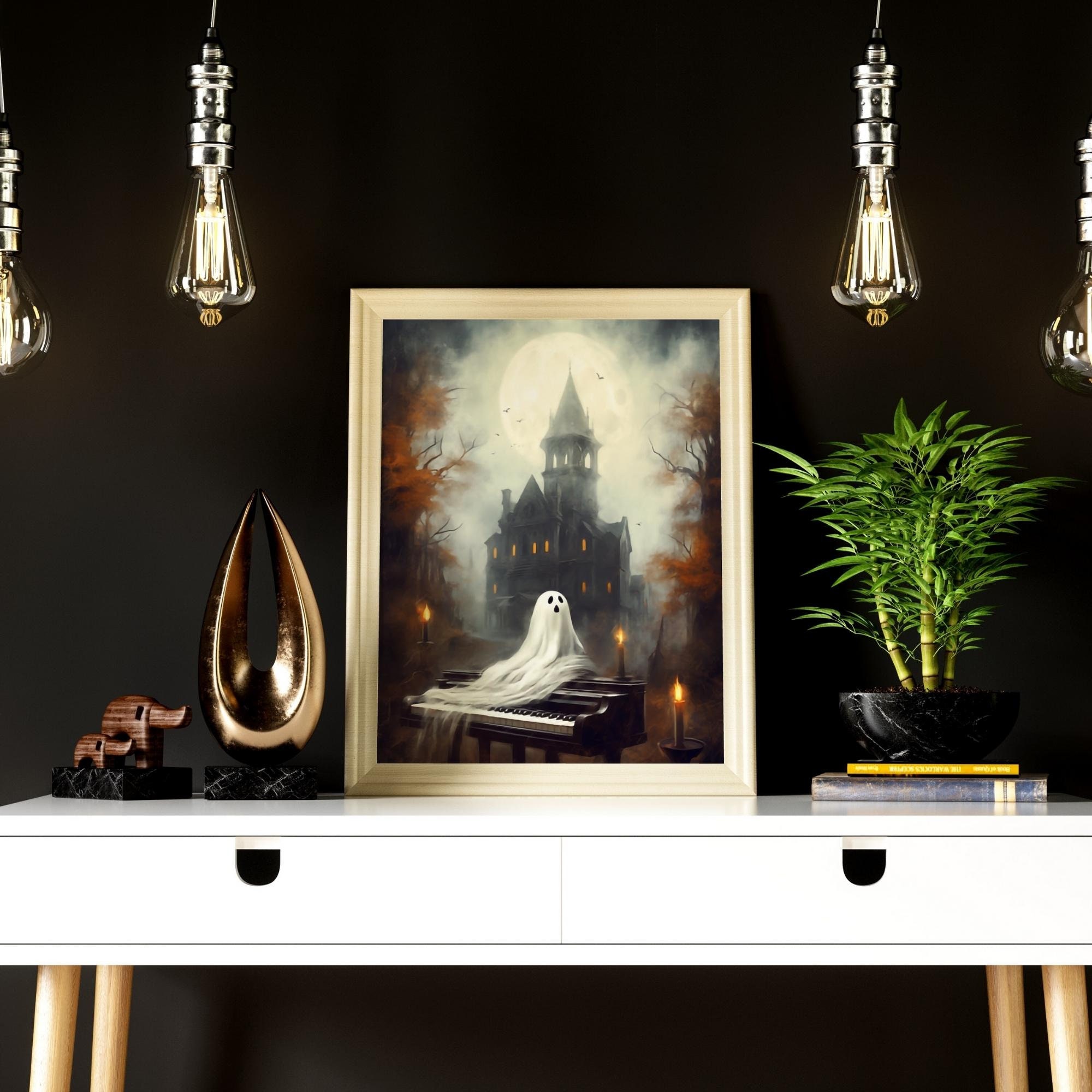 Halloween Printable Haunted Cursed Mansion Digital Prints Halloween ...