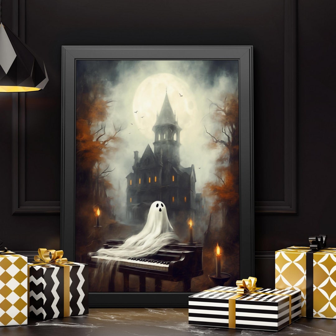 Halloween Printable Haunted Cursed Mansion Digital Prints Halloween ...