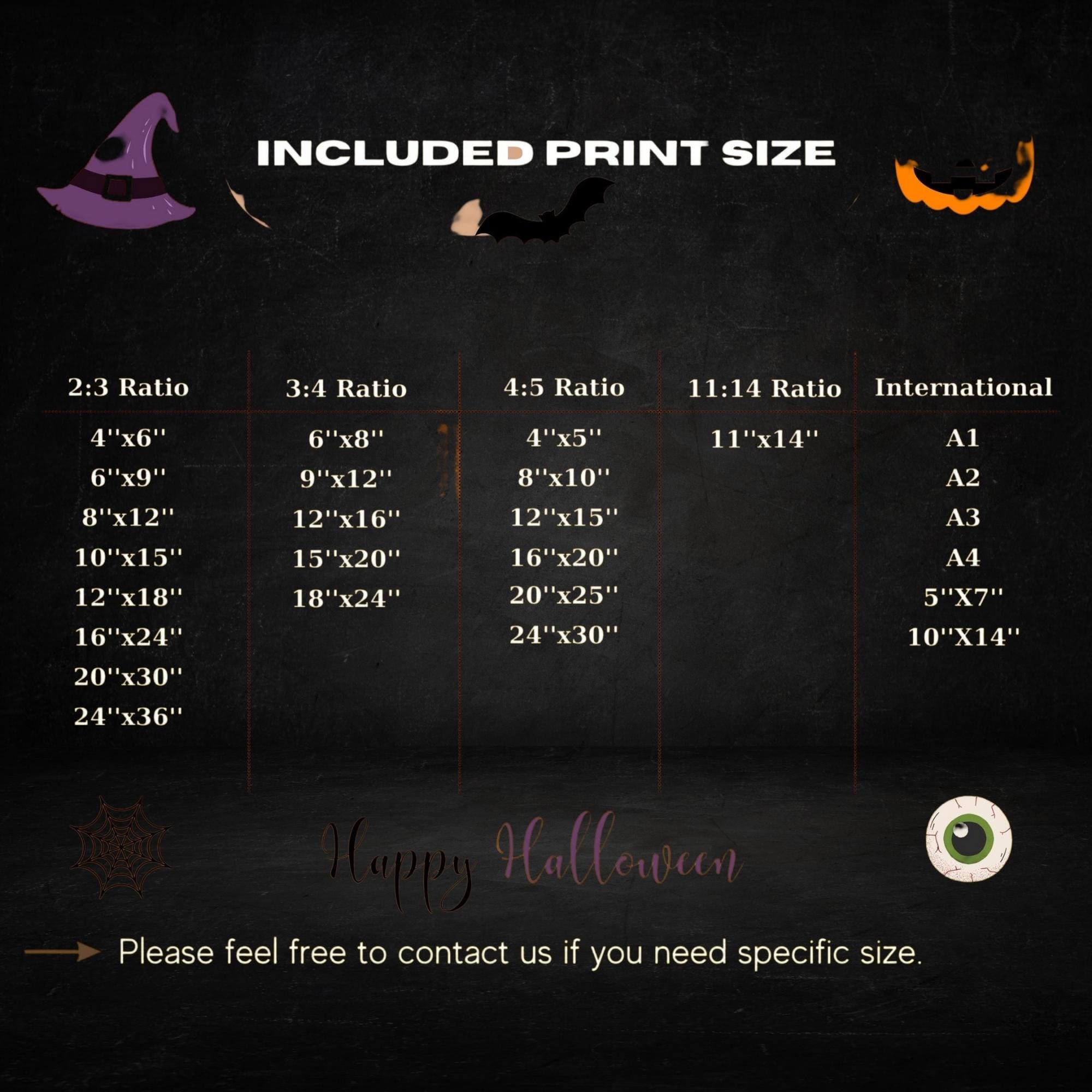 Halloween Printable Haunted Cursed Mansion Digital Prints Halloween ...
