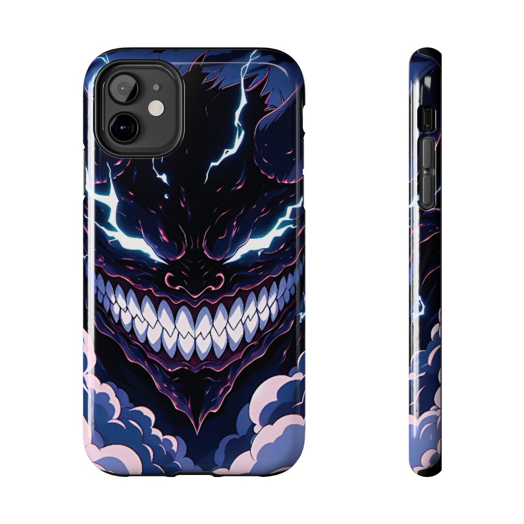 Thunder Oni Storm Cliud Lightning Demon Aesthetic Designer Case for ...