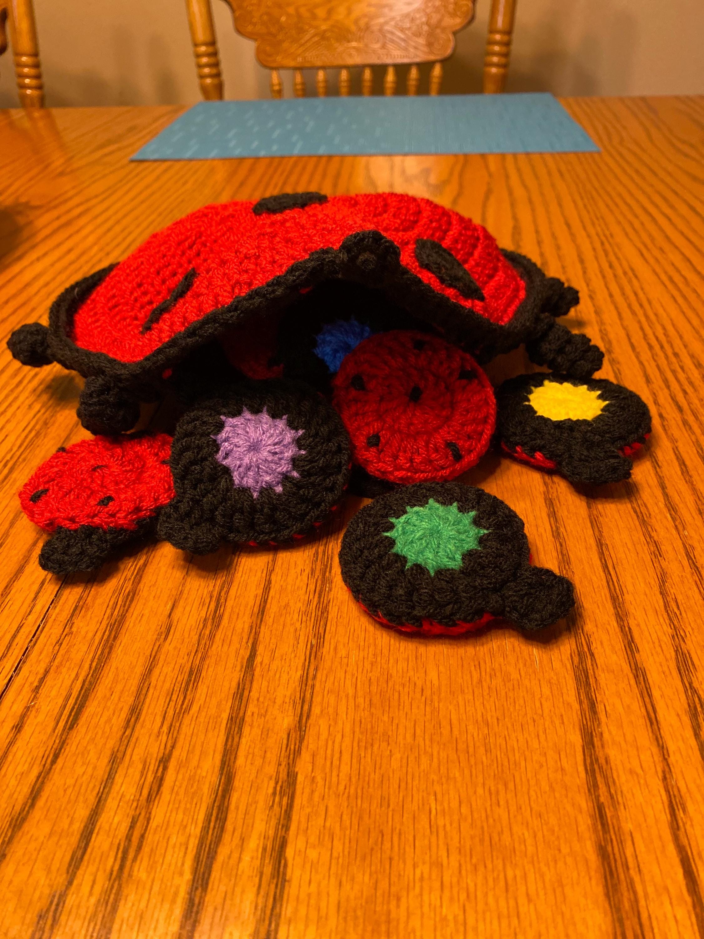 Crochet Ladybug Matching Game - Etsy