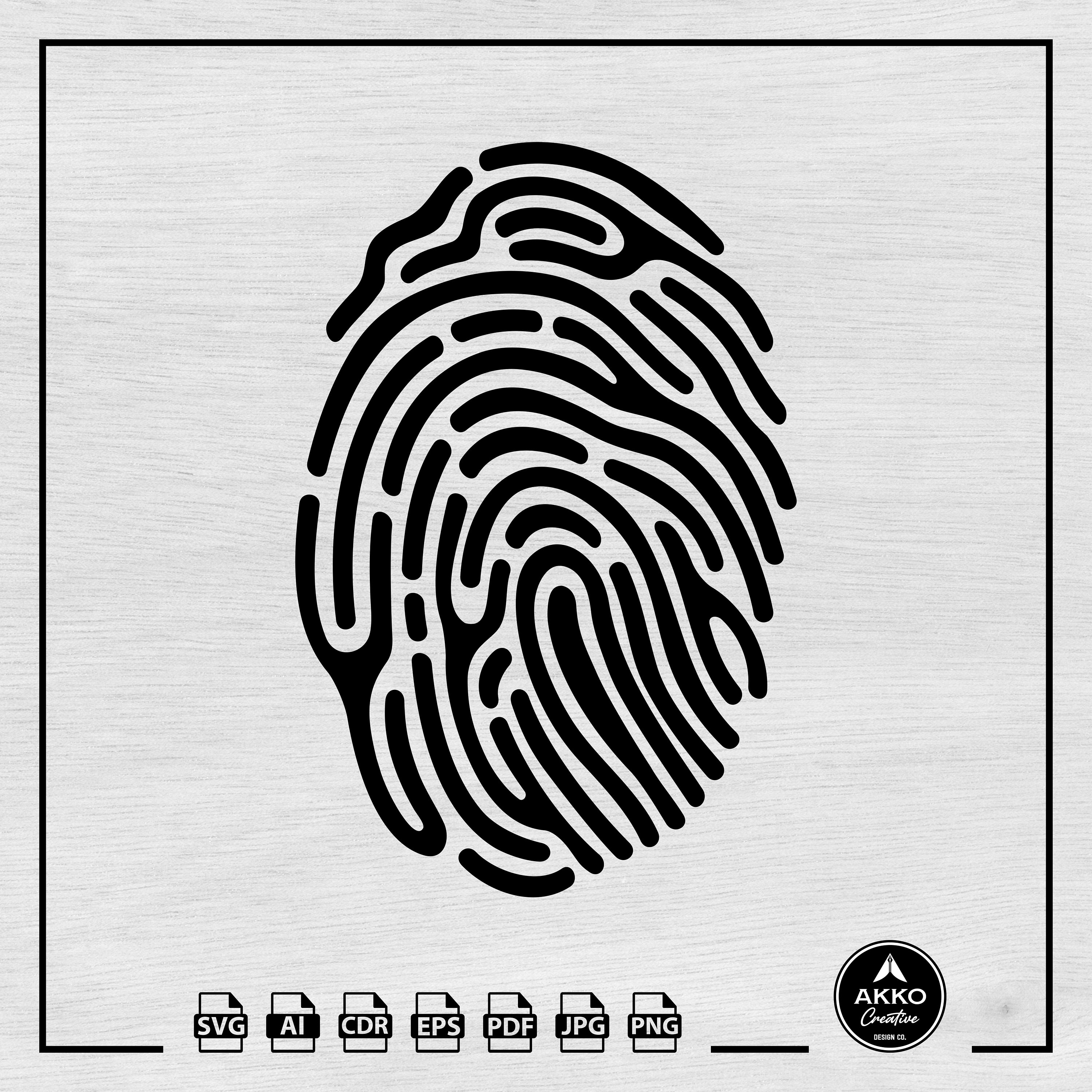 Fingerprint Svg Png, True Crime Svg, Dactylogram Svg, Thumbprint Svg ...