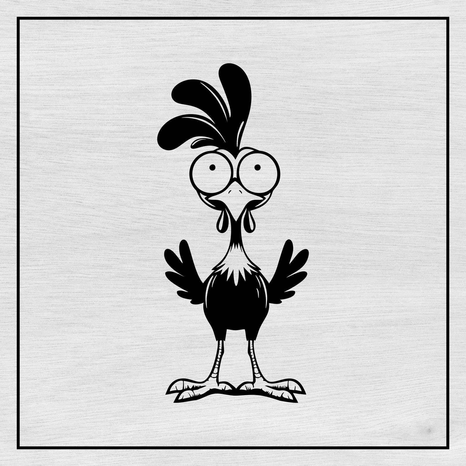 Verrückte Huhn-Svg Png, Hahn-Svg, Huhn-Lady-Svg, Huhn-Gesicht-Svg, Ei ...
