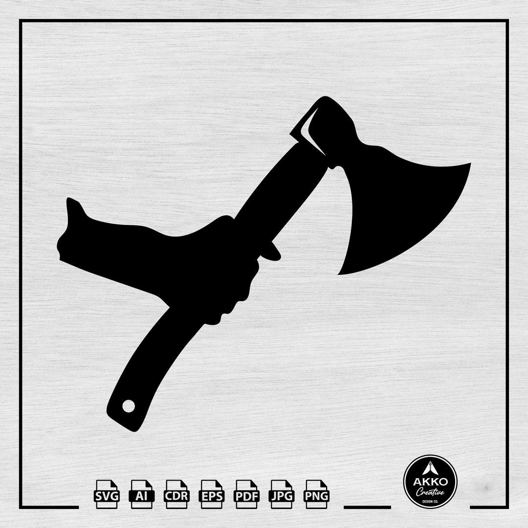 Axe Svg Png, Lumberjack Axe Svg, Hatchet Svg, Ax Svg, Cleaver Svg, Hand ...