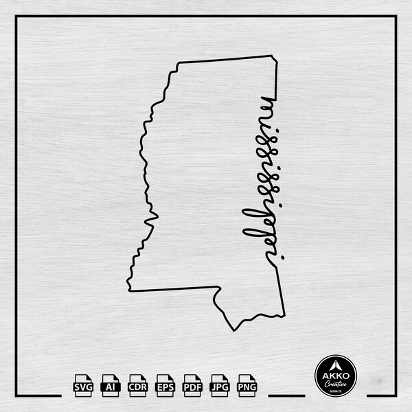 Mississippi Svg - Etsy
