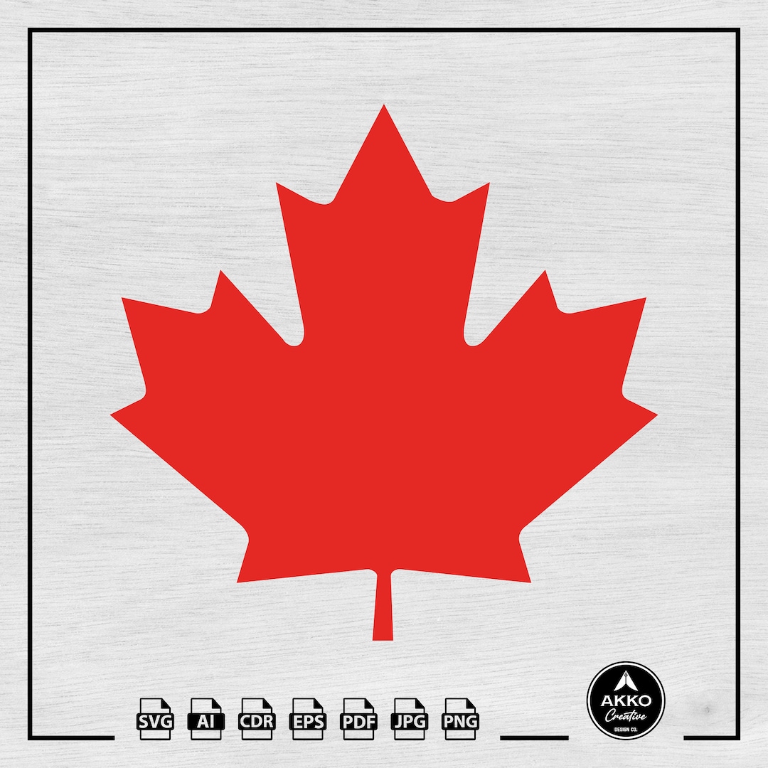 Flag of Canada Svg Png, Canadian Maple Leaf Svg, Canada Svg, Canadian ...