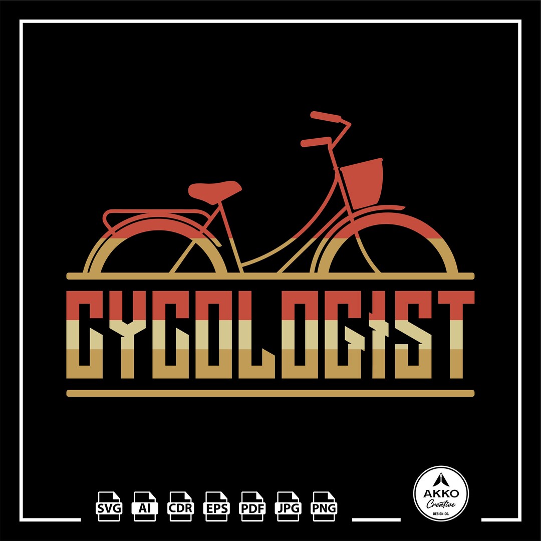 Cycologist Svg Png, Bike Svg, Bicycle Ride Svg, City Bike Svg, Bicycle ...