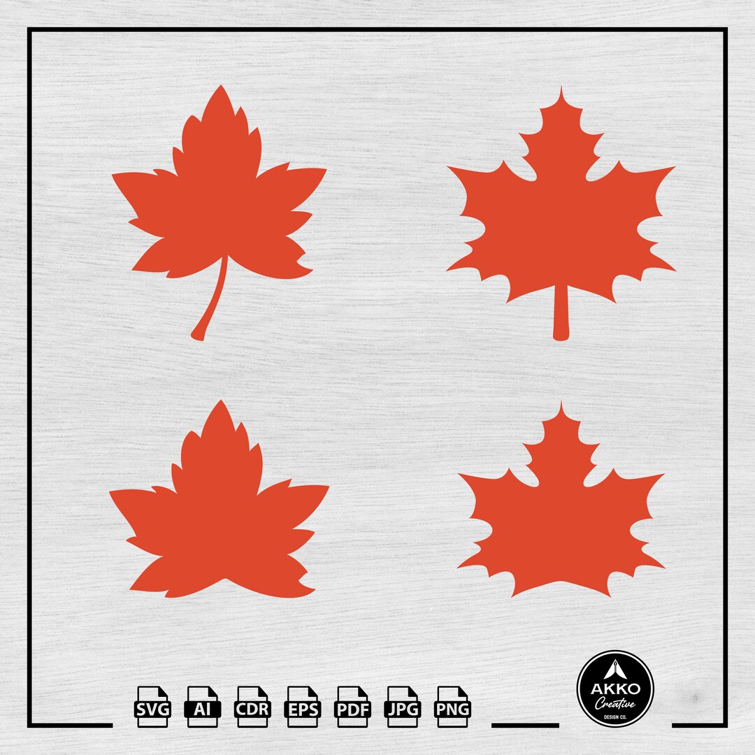 Maple Leaf Svg Png, Autumn Leaves Svg, Fall Leaves Svg, Sycamore Leaf ...