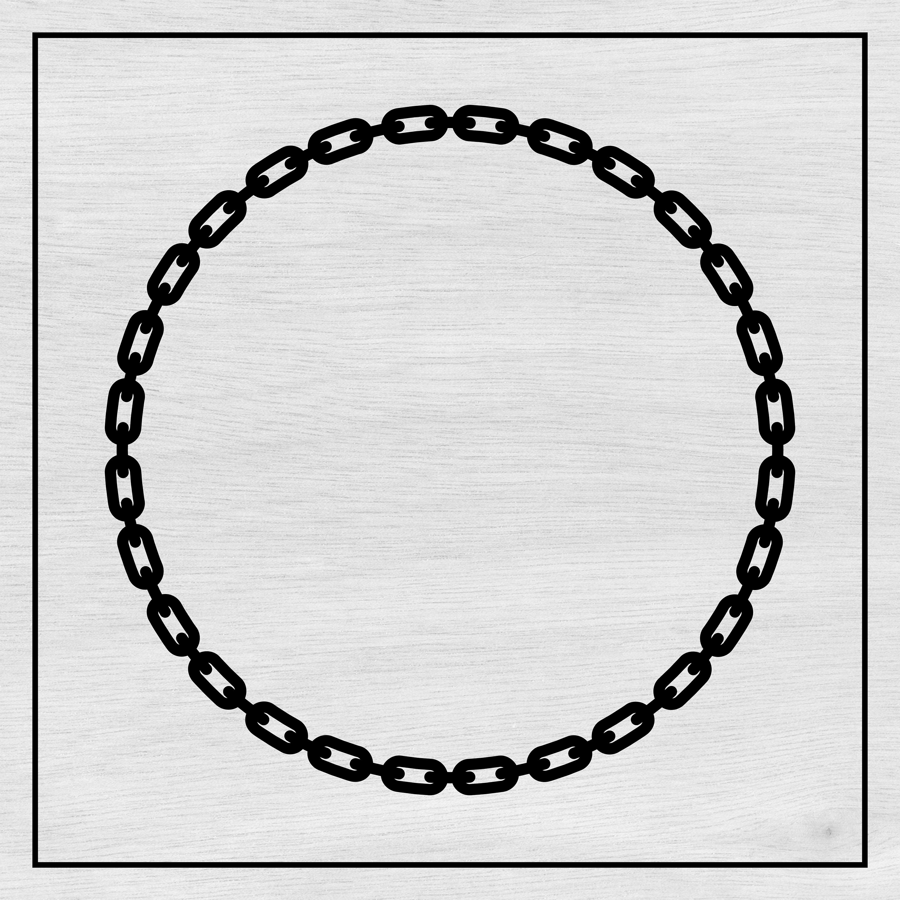Chain Circle Svg Png, Metal Chain Link Svg, Nautical Chain Svg, Chain ...