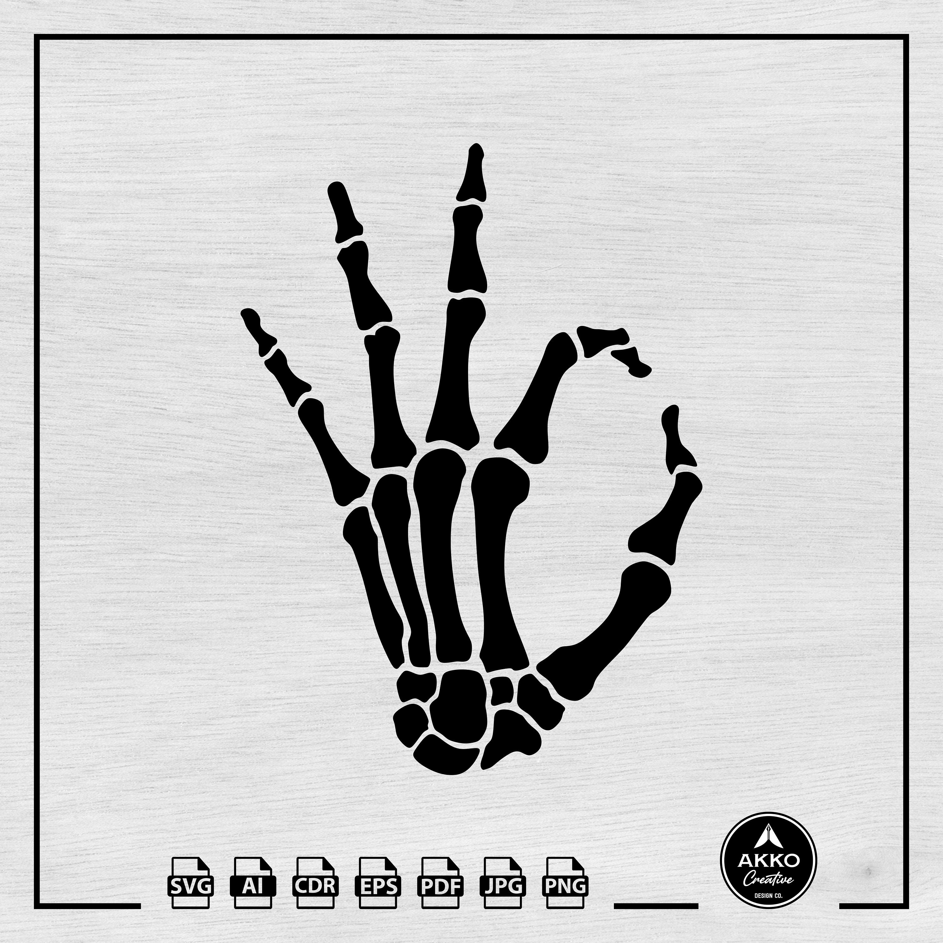 Circle Game Skeleton Hand Svg Png, Skeleton Ok Hand Svg, Circle Game ...