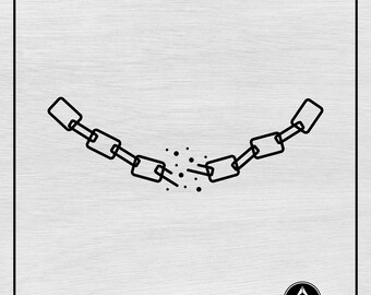 Broken Chains Svg, Vector Chain Silhouette, Chain Clipart, Freedom ...